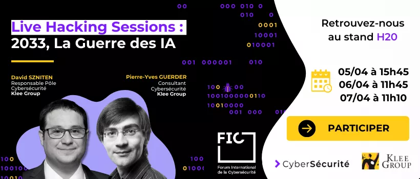 CONFÉRENCE | FIC 2023 - Live Hacking Sessions : 2033, La Guerre des IA ...